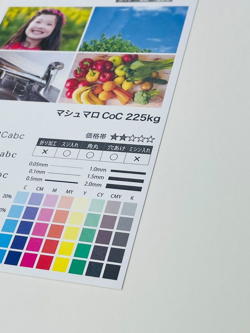 マシュマロCoCはどんな紙ですか？